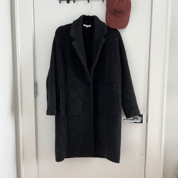 Vince | Jackets & Coats | Vince Black Wool Coat | Poshmark